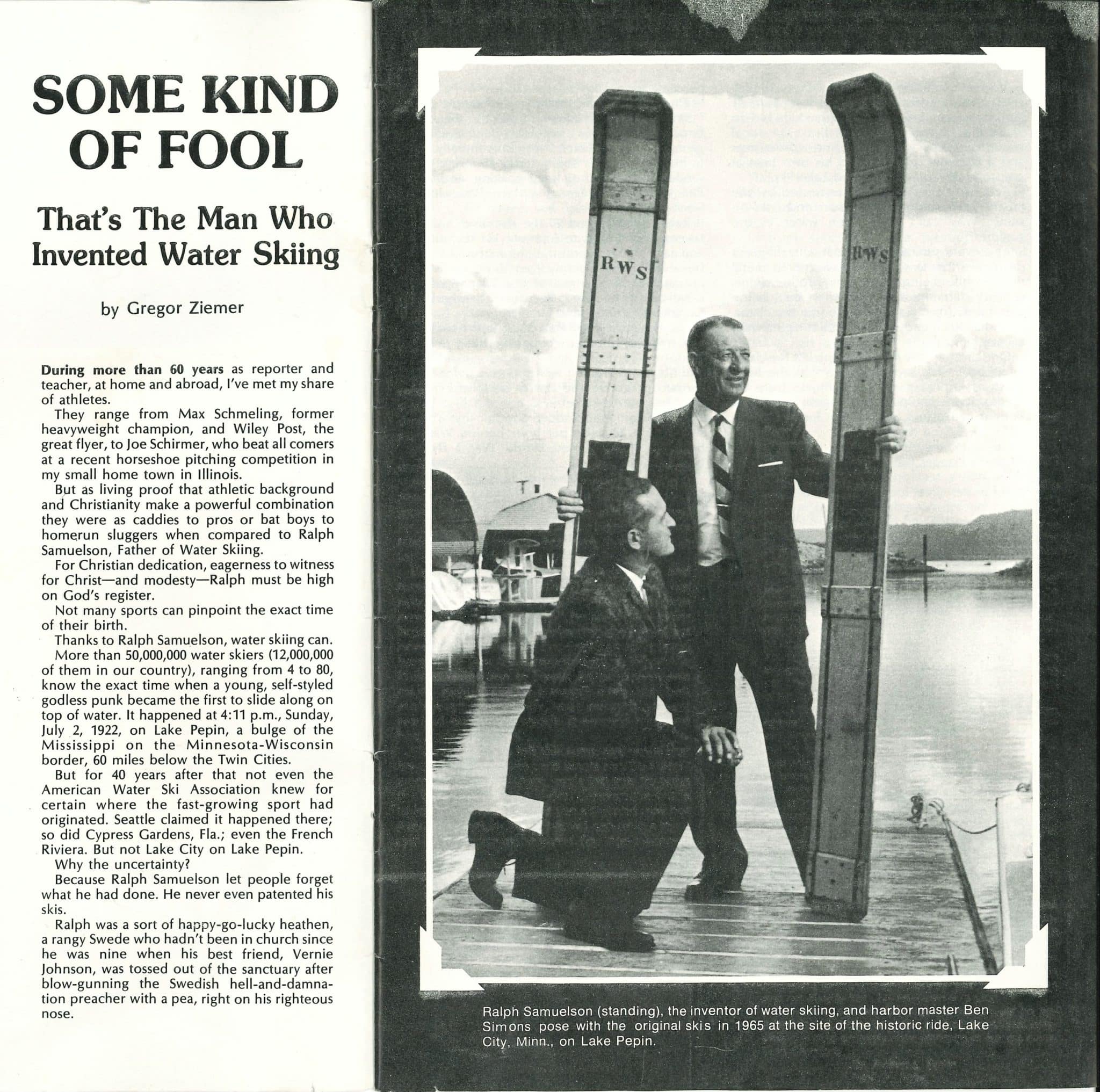 The Birthplace of Water Skiing - Visit Lake City MN